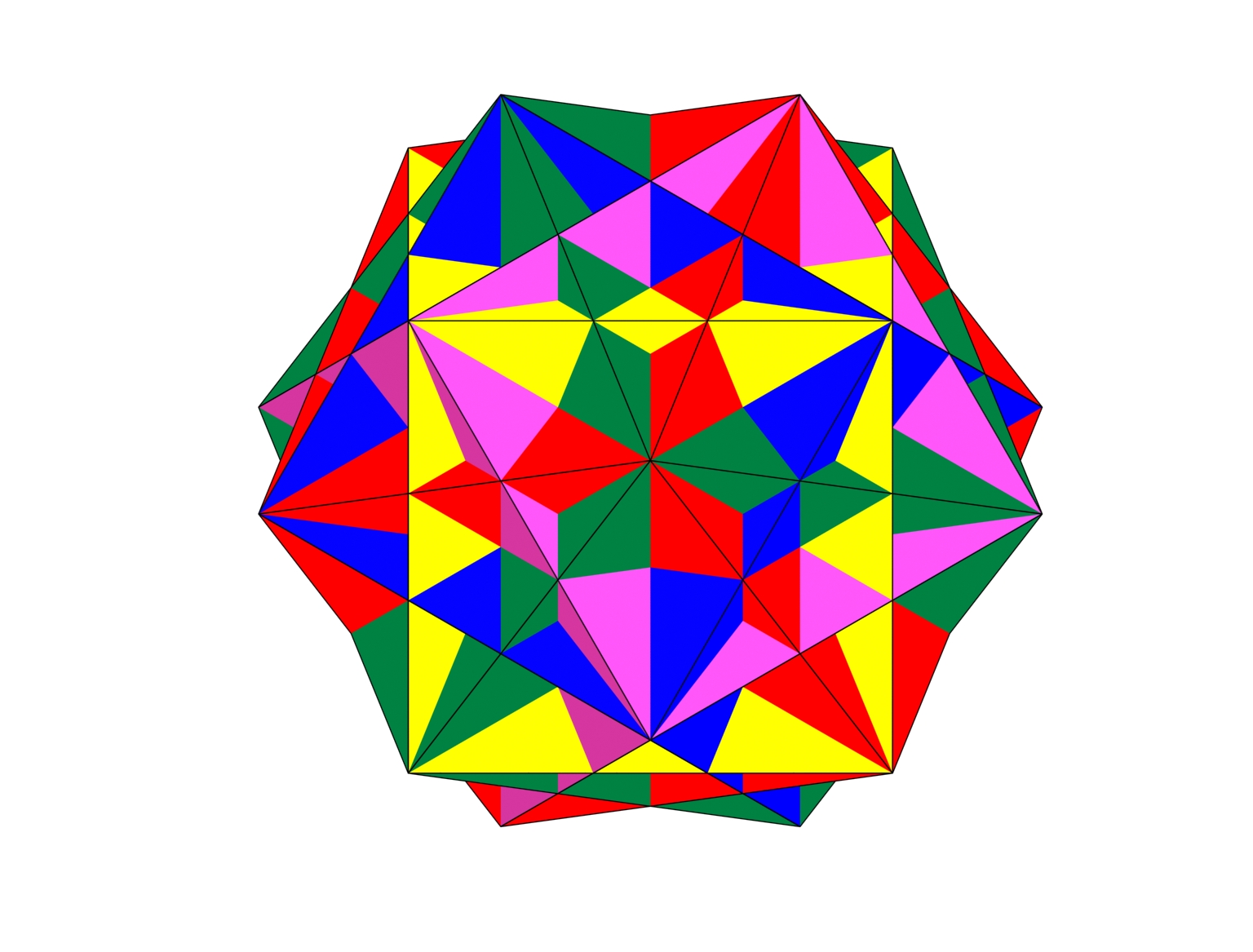 OCTAEDRO.NET | Intersección 5 Hexaedros